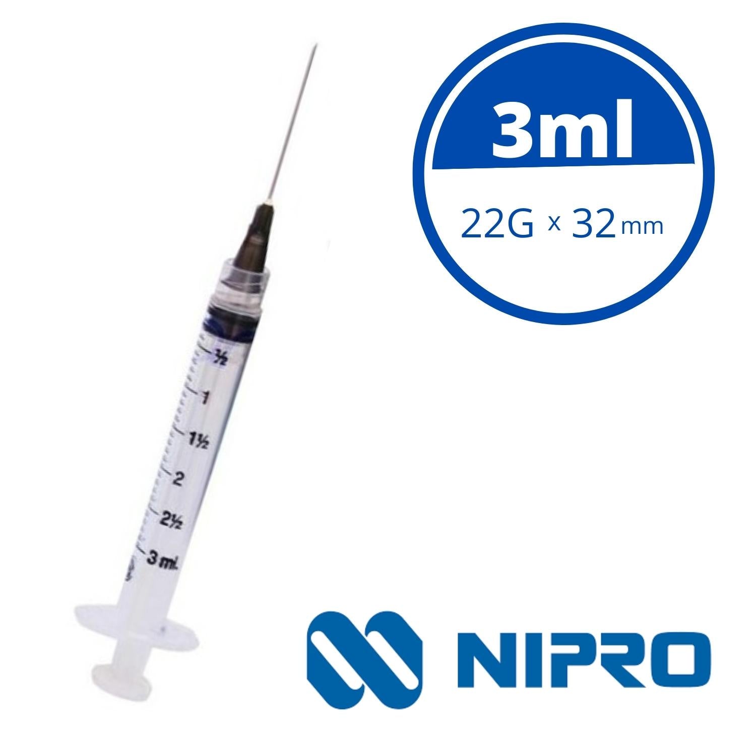 JGA DESCH NIPRO 3ML 22GX32MM – FarmaVrim