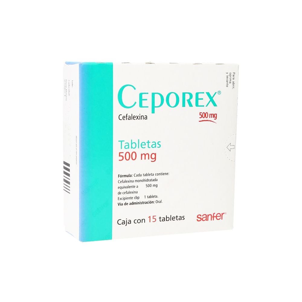 CEPOREX 500 MG 15 TAB RECUB – FarmaVrim