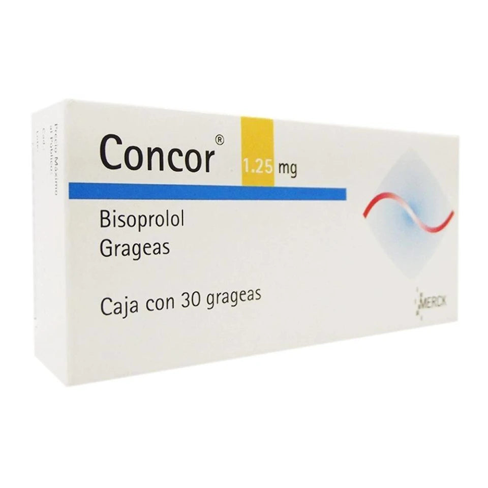 CONCOR 1.25MG 30 GRAG – FarmaVrim